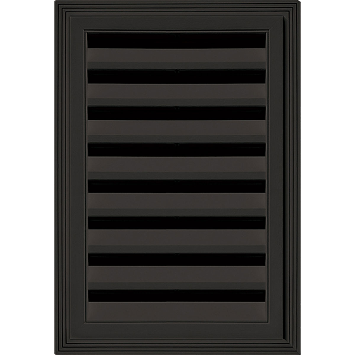 12"W x 18"H Classic Rectangle Gable Vent Louver, 36 Sq. Inch Vent Area ...