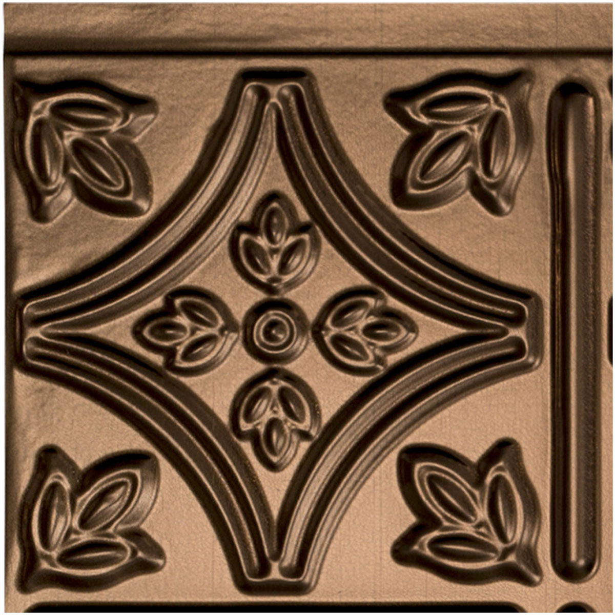 Fasade Traditional Style #1 Backsplash, 6" x 6" Sample, Oil Rubbed ...