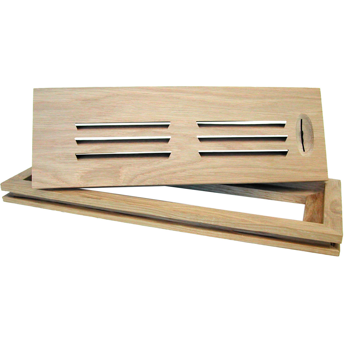 Horizontal Slot Flush Mount Grooved Frame Register For 4"H x 8"W Duct ...