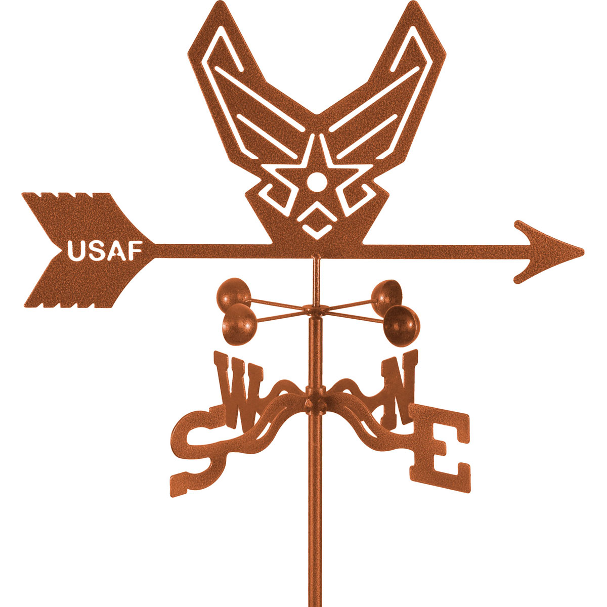 21"L x 9 1/2"H Vintage Series Air Force - Modern Logo Weathervane, w ...