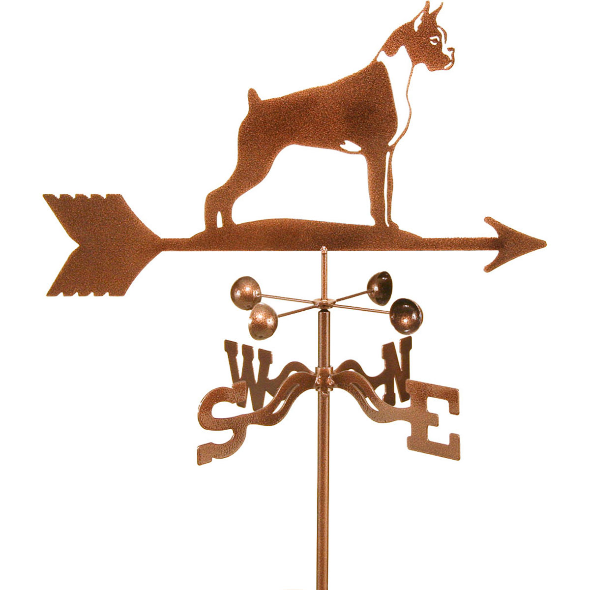 21"L x 9 3/4"H Vintage Series Boxer Dog Weathervane, w/ Gazebo Mount (4 ...