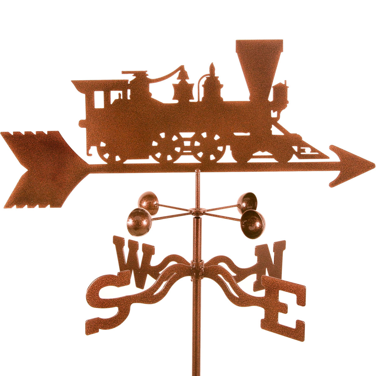 21"L x 7 1/4"H Vintage Series Train Weathervane, w/ Gazebo Mount (3 ...