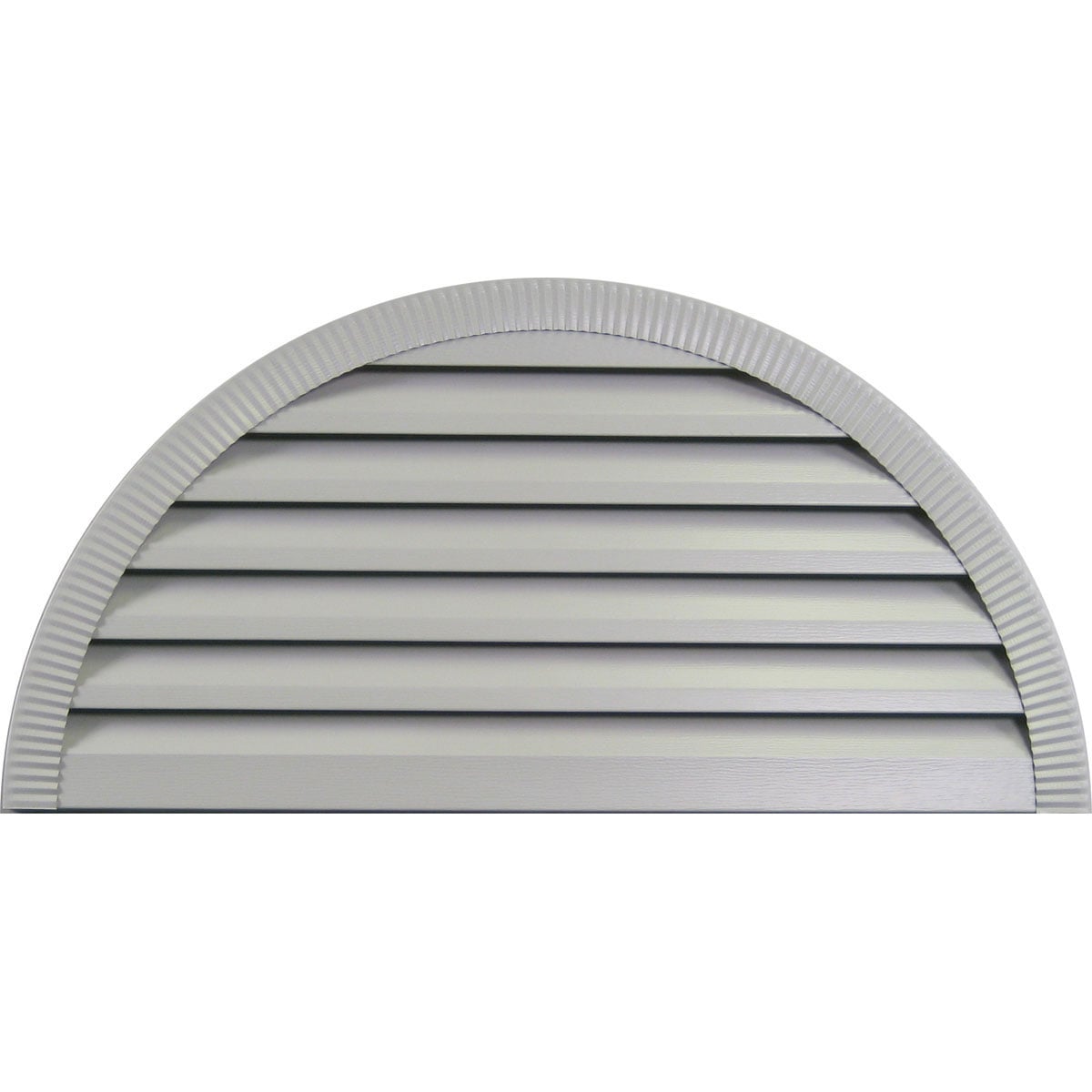 Half Round Aluminum Clad Gable Vent Louver - HomeOver.com